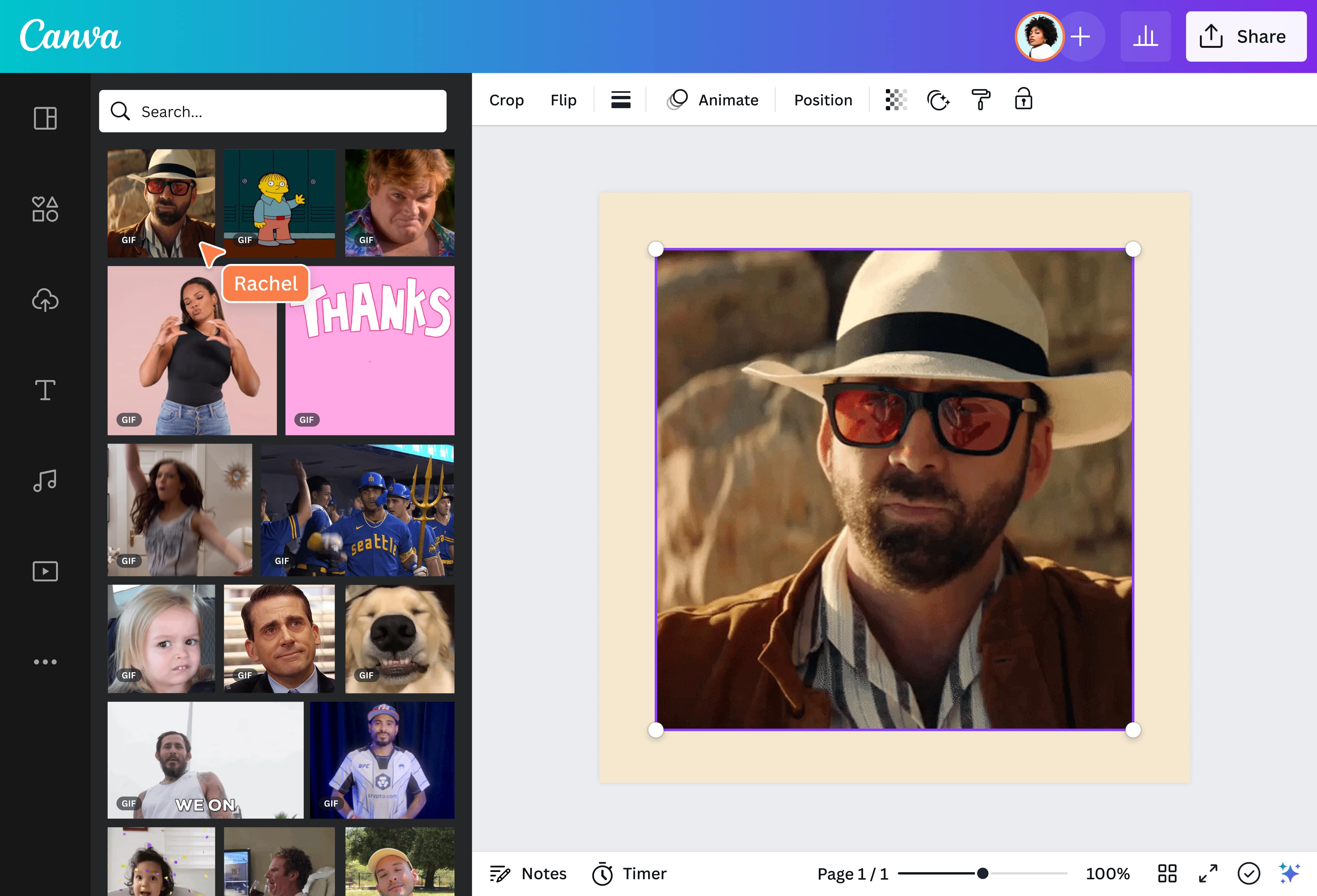 Ücretsiz GIF'ler: GIF'leri Ücretsiz İndirin | Canva