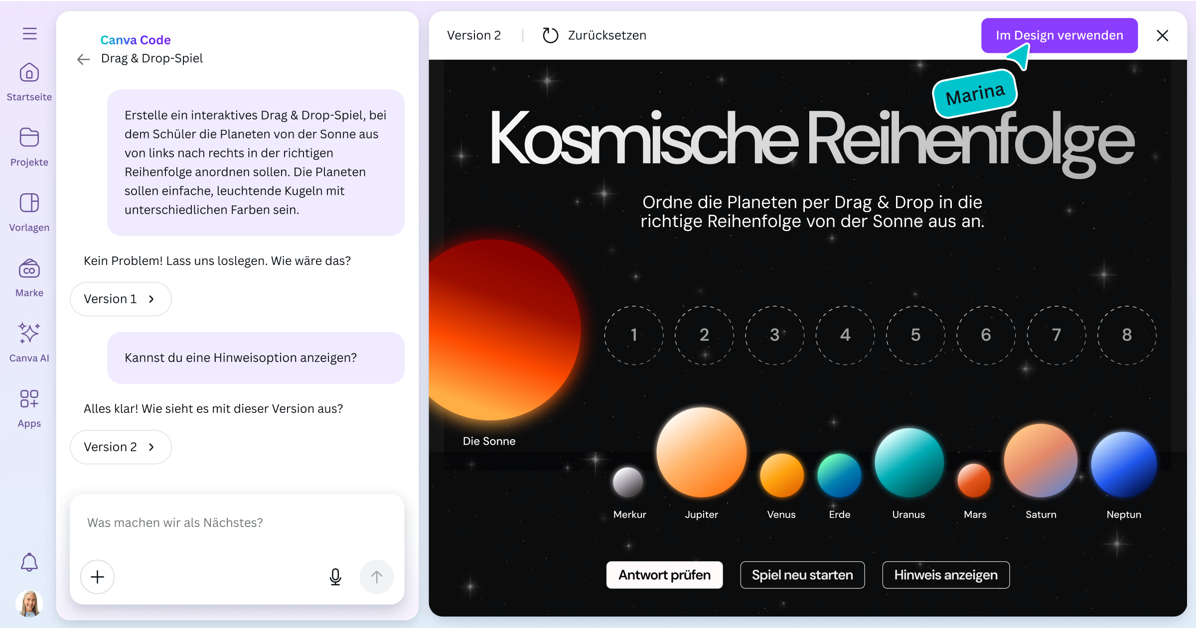 Programmieren mit KI | Kostenloses AI Coding Tool | Canva