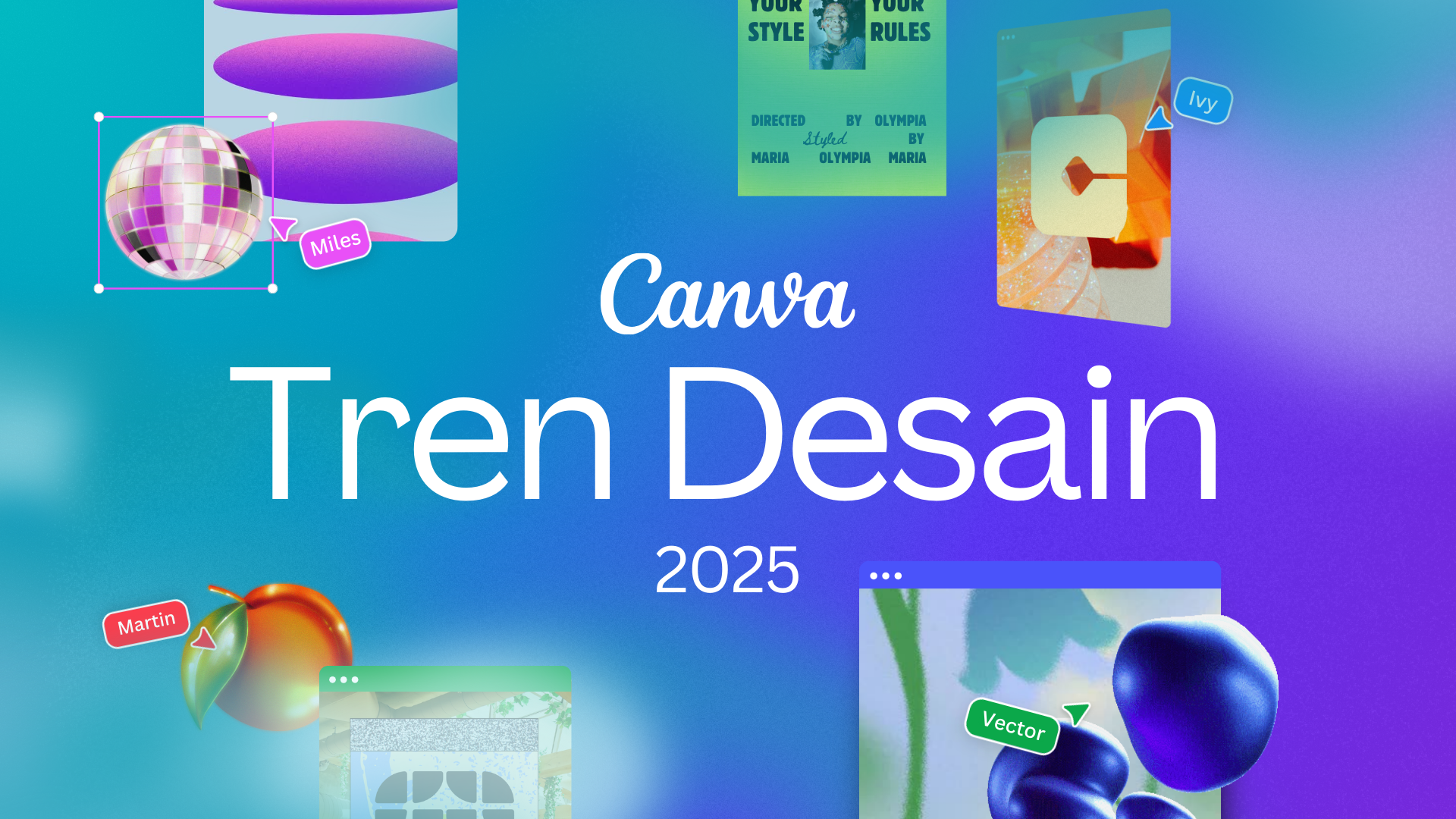 Jadilah yang terdepan: Tren Desain teratas Canva untuk tahun 2025