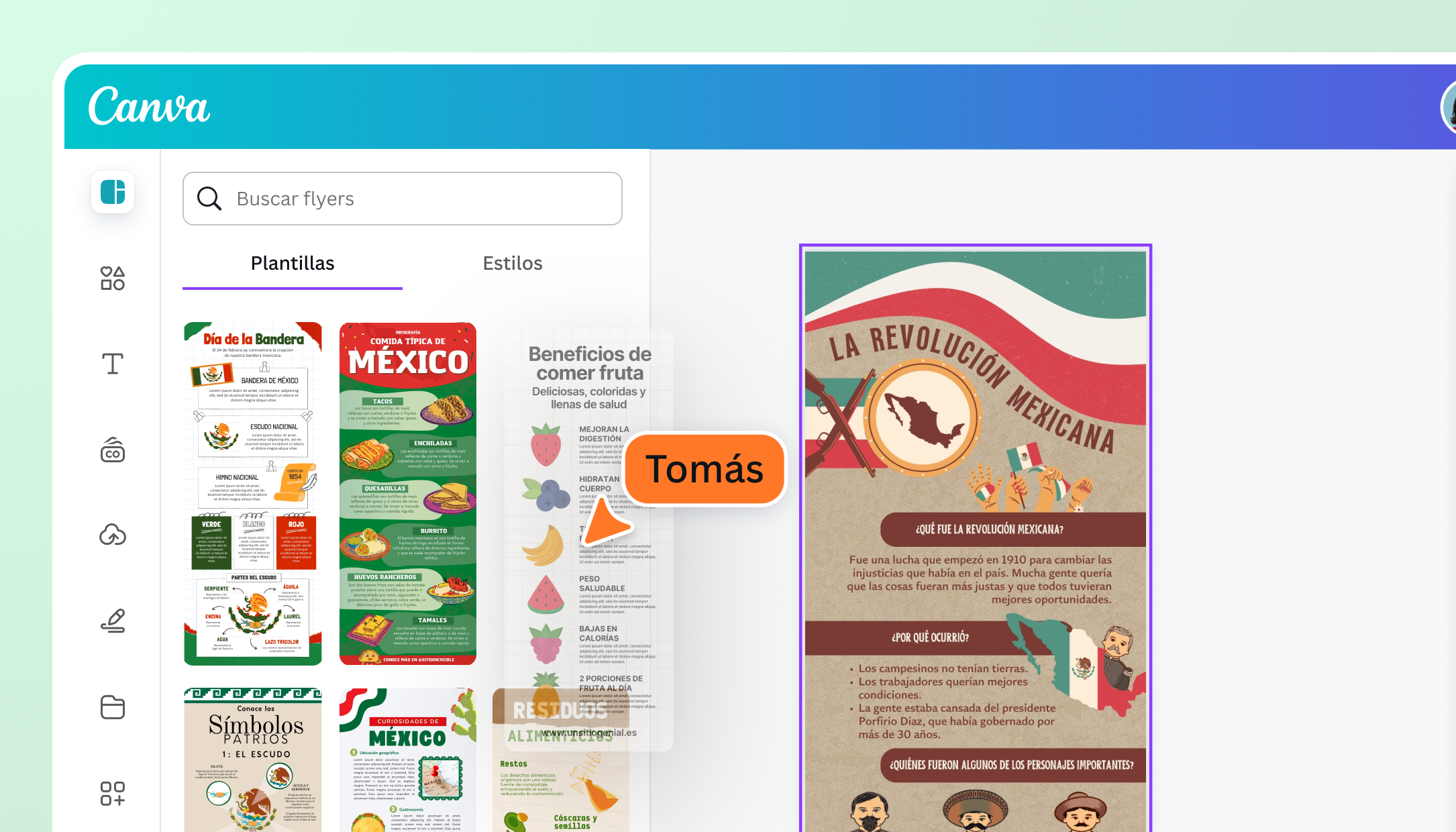 Haz infografías creativas gratis: Usa IA para el contenido | Canva