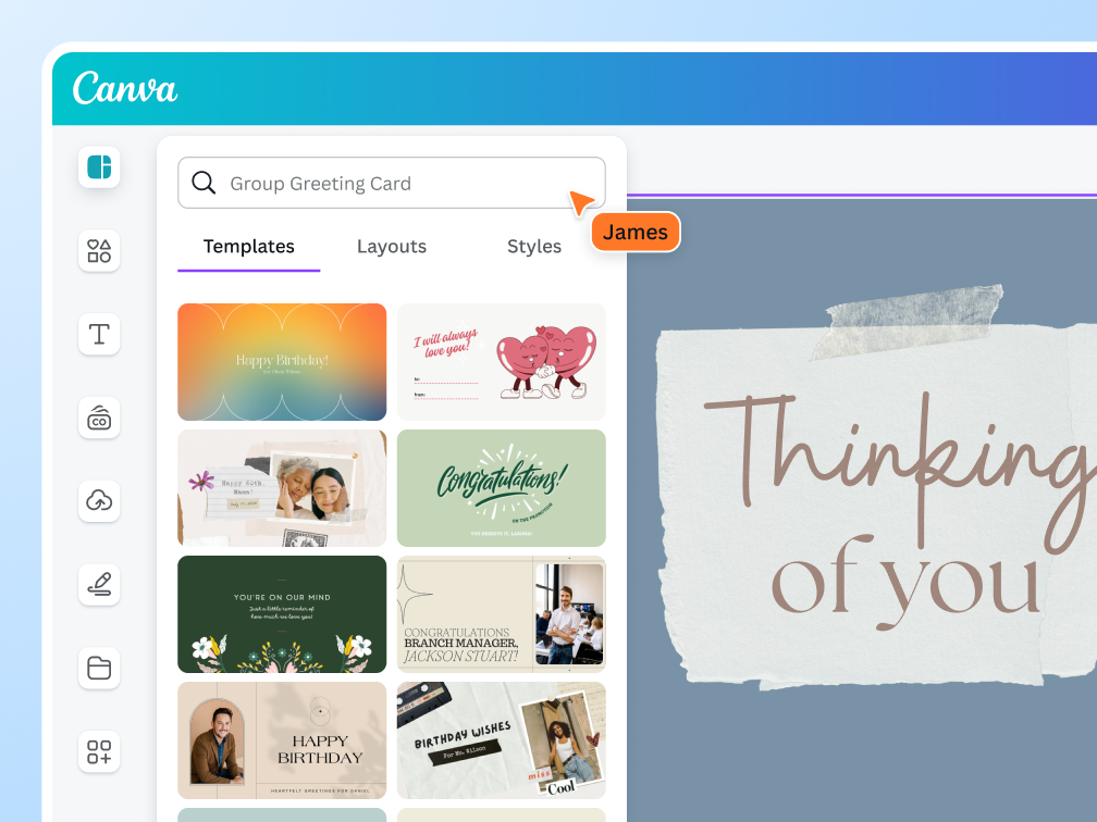 Free Group Greeting Cards | Canva