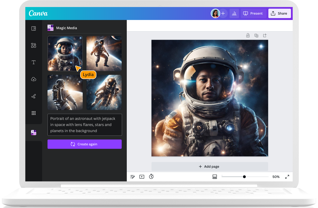 Free AI Portrait Generator - Online Text to Image App - Canva