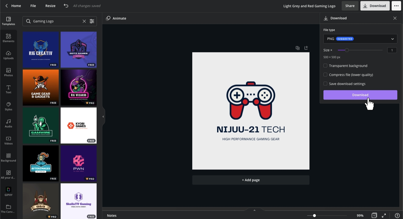 Créer un logo gaming gratuit - facile & gratuit | Canva