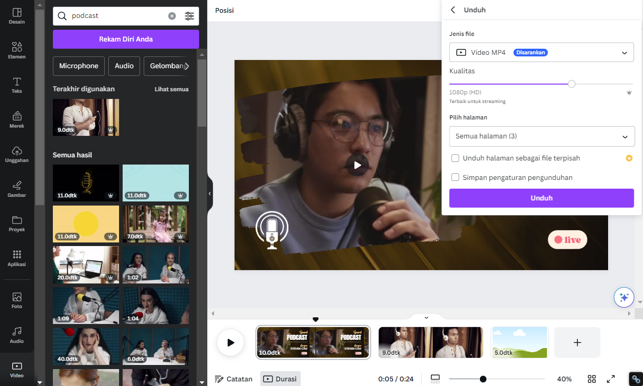 Perekam Layar Online Gratis | Canva