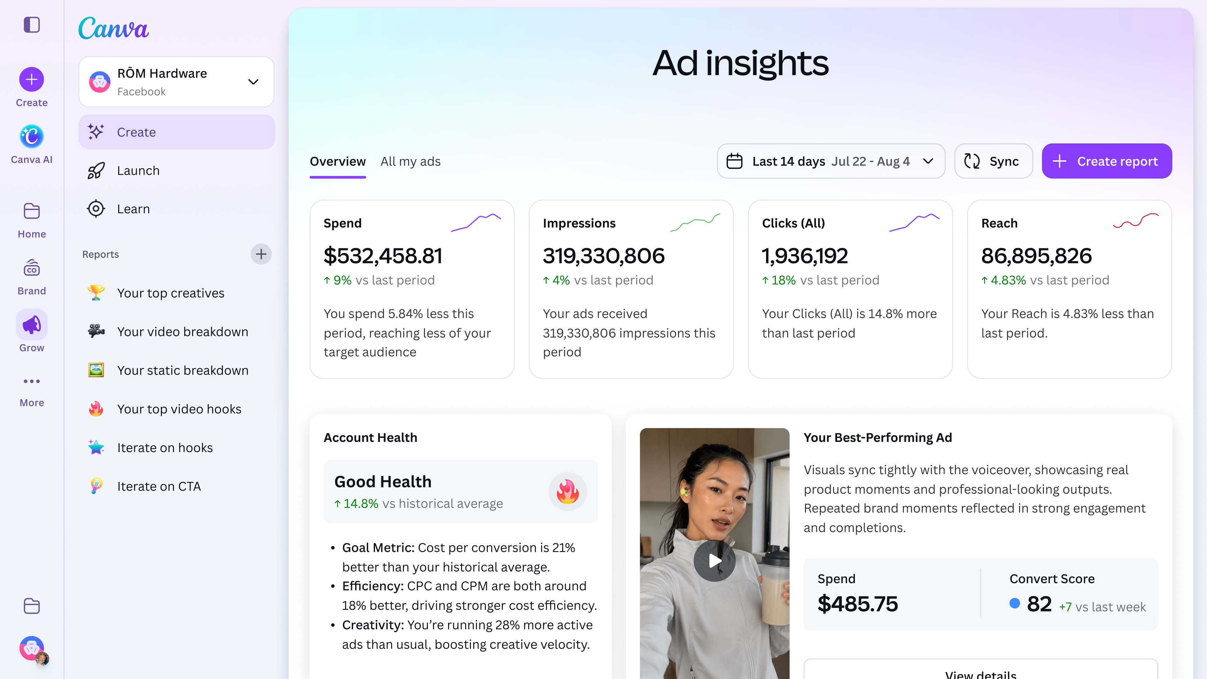 Introducing Canva Grow 2.0: Create, launch, and learn from ads, all in ...