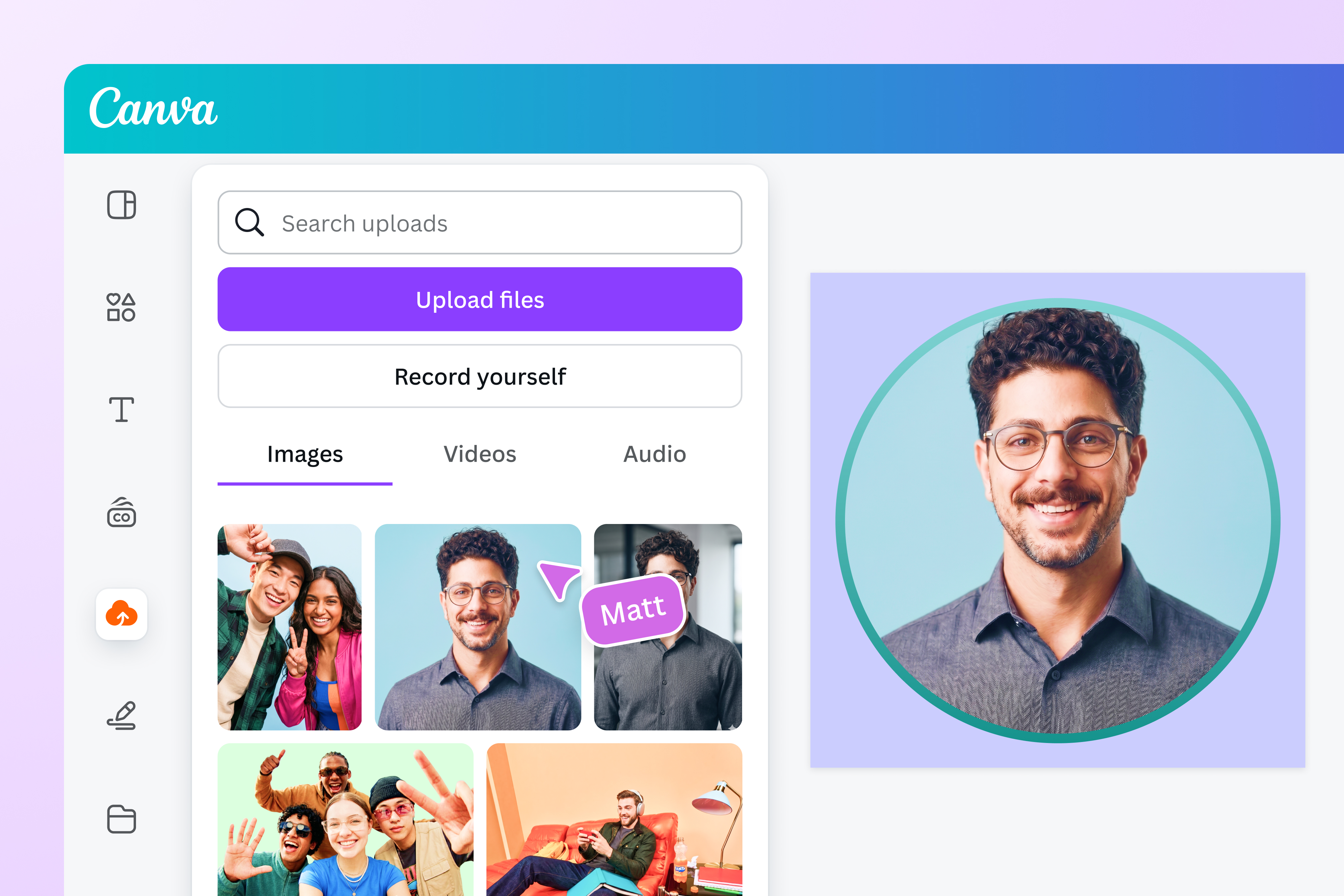 Round PFP: Make free round profile pictures online | Canva