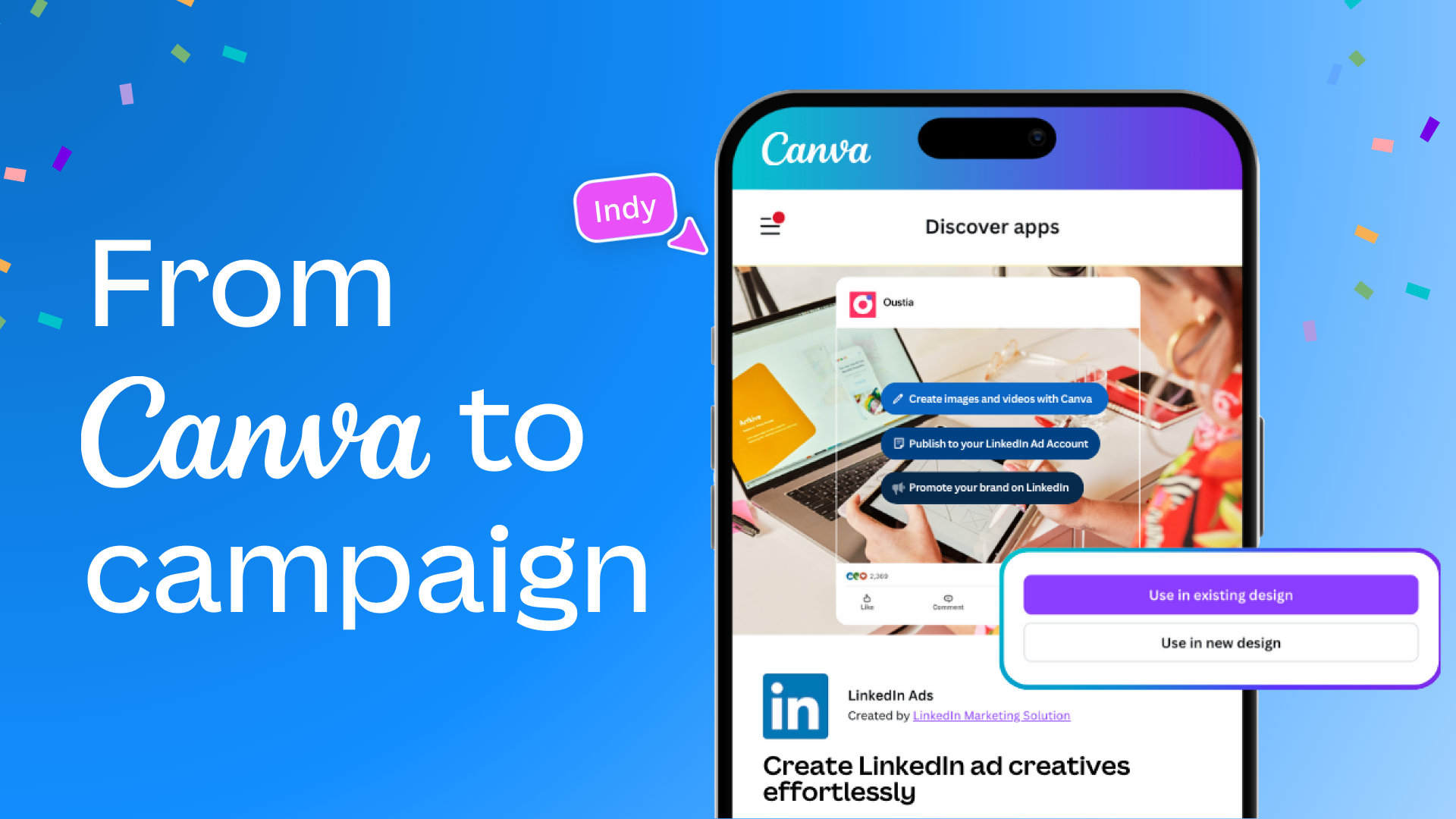 From Canva to campaign: Creating LinkedIn ads just got easier